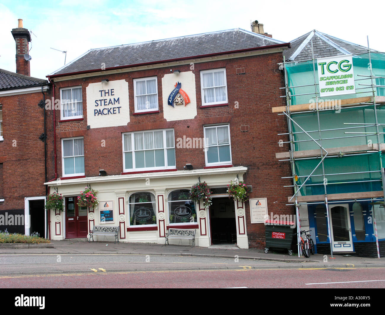 The "Steam Packet" public house Norwich Stock Photo - Alamy