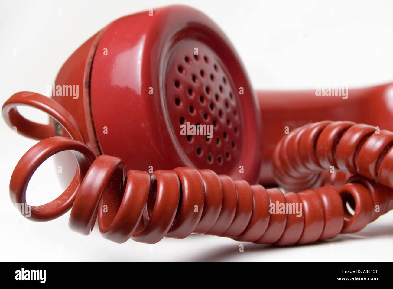 Old telephone receiver Stock Photo - Alamy