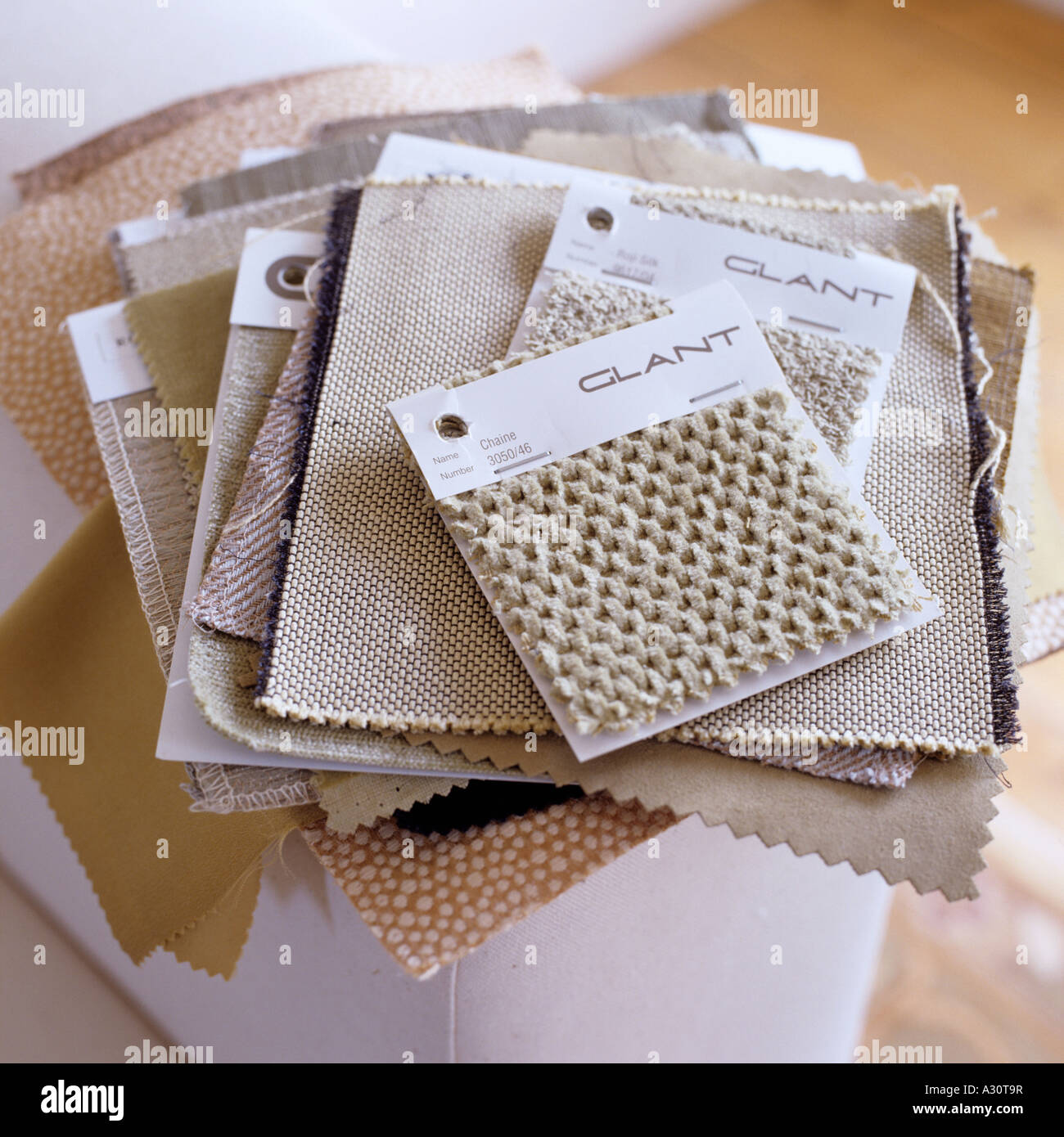 Carpet samples in natural colours Stock Photo - Alamy