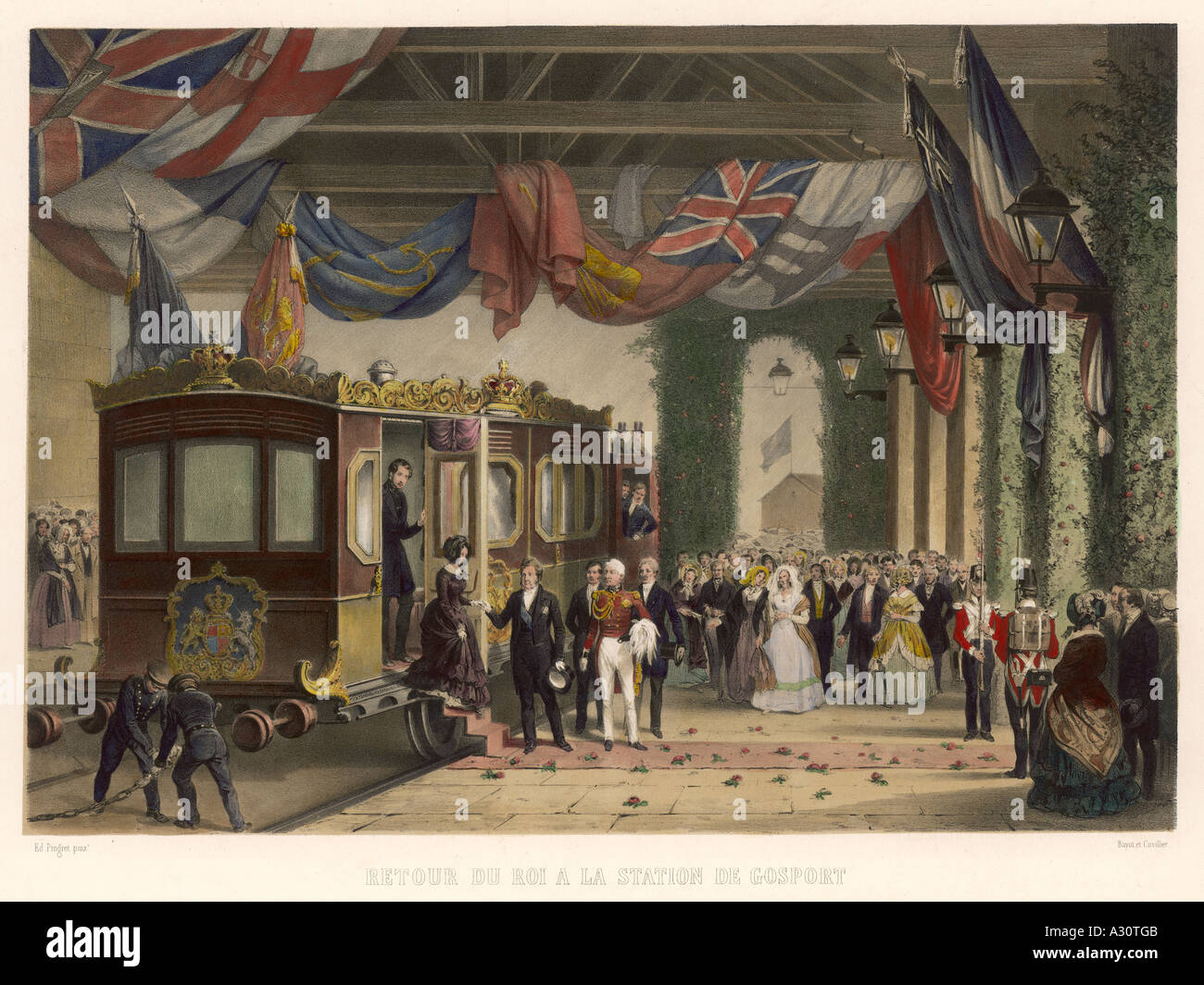 Queen victoria train hi-res stock photography and images - Alamy