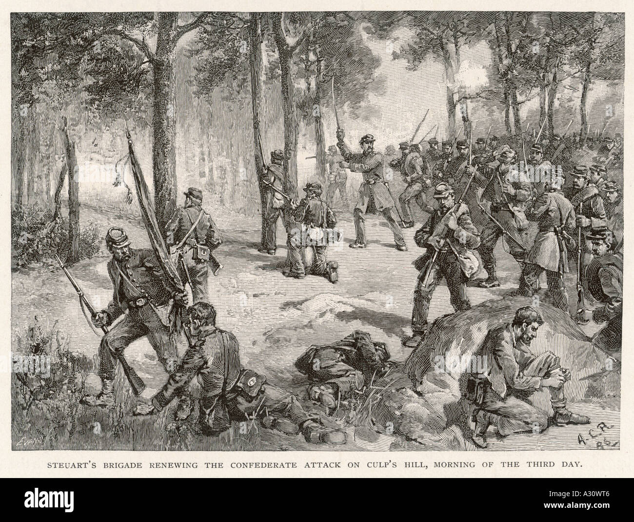 Gettysburg culp’s hill hi-res stock photography and images - Alamy