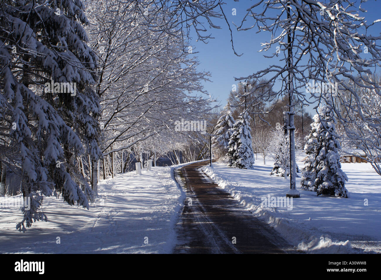 Riverwalk in Naperville Stock Photo - Alamy