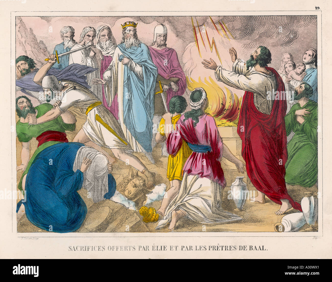 Elijah and baal hi-res stock photography and images - Alamy