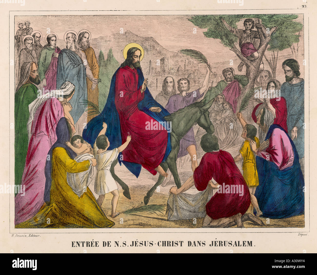 Jesus Rides On A Donkey High Resolution Stock Photography and Images ...