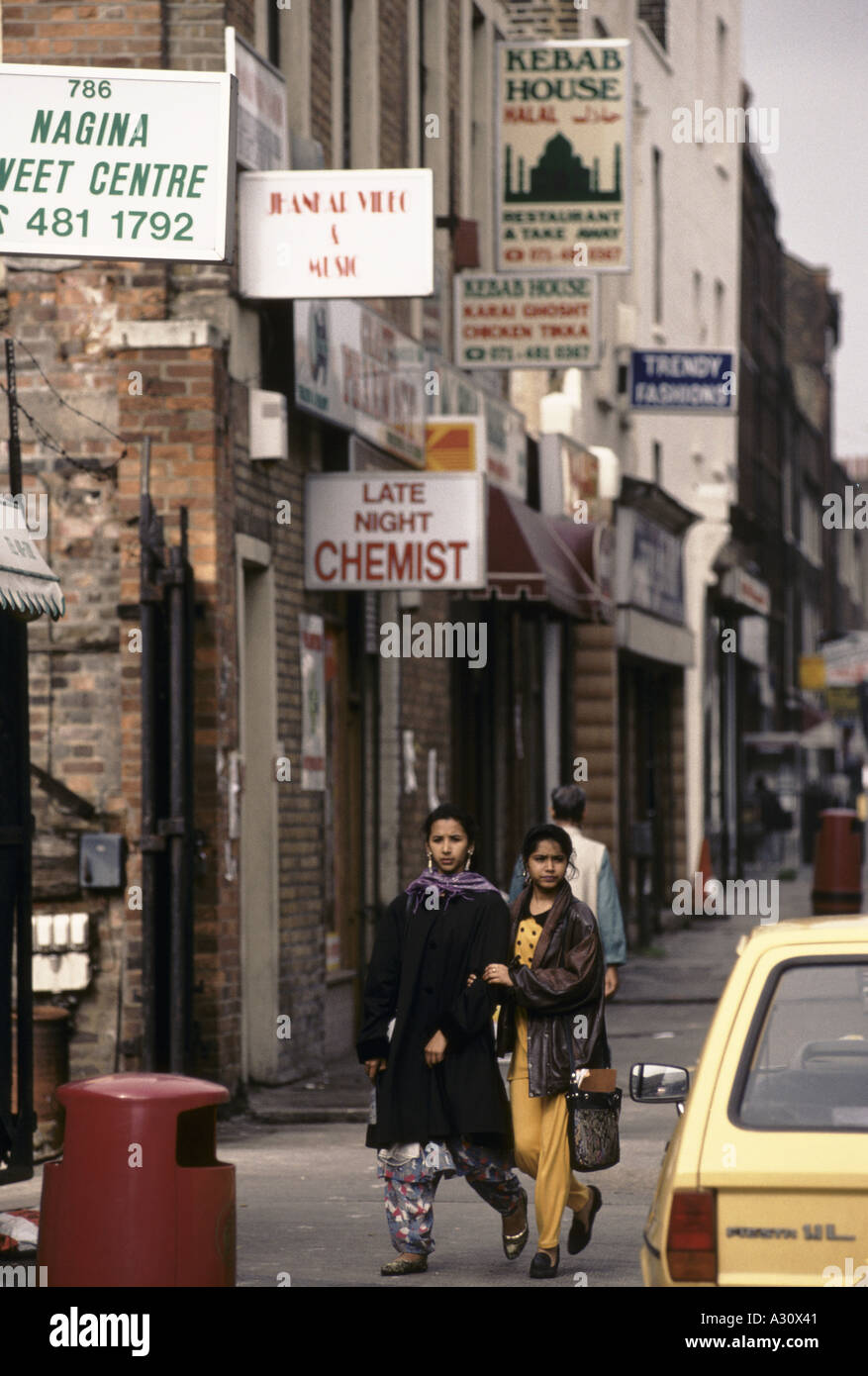 brick lane area london Stock Photo - Alamy