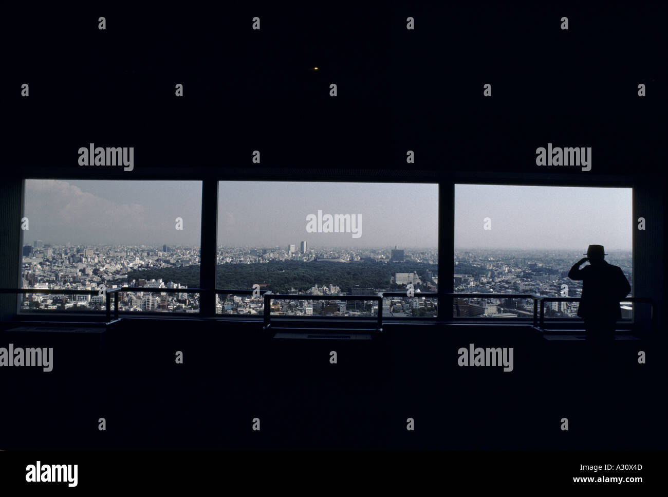 top of tower block shinjuku japan Stock Photo - Alamy