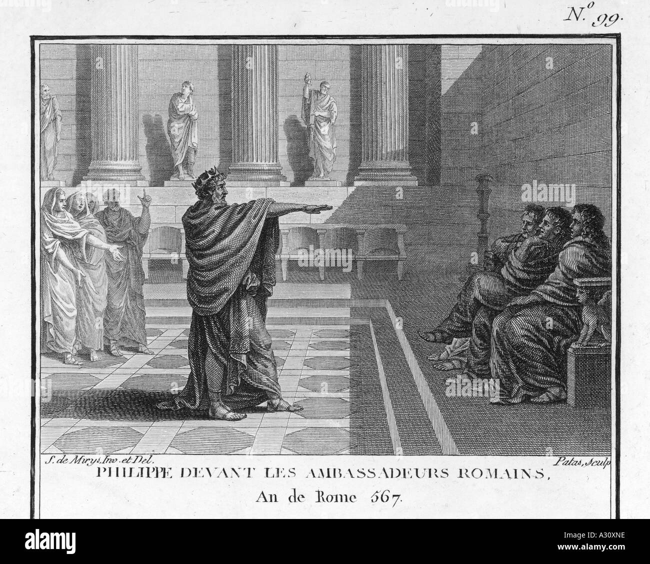 Philip Reproaches Rome Stock Photo - Alamy