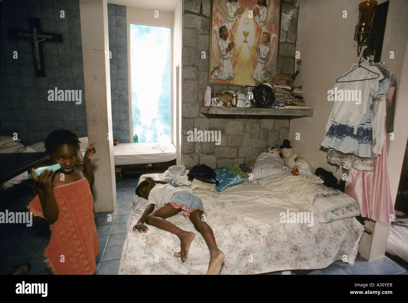 Montserrat volcano homeless living in hi-res stock photography and ...