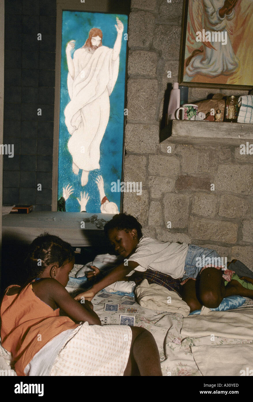 Montserrat volcano homeless living in hi-res stock photography and ...