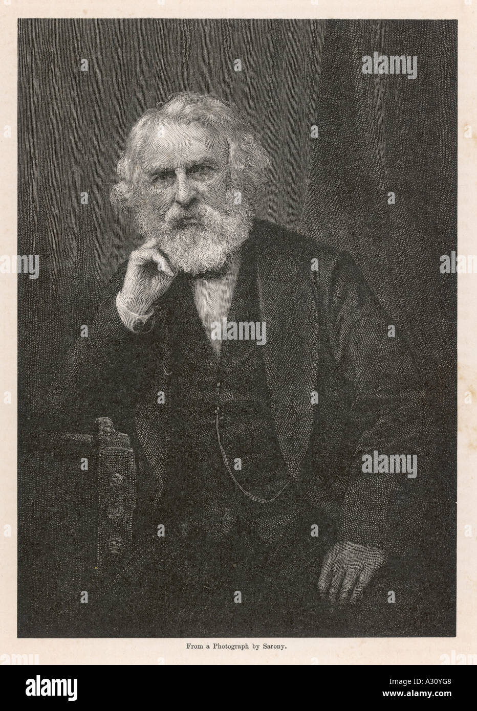 American poet henry wadsworth longfellow hi-res stock photography and ...