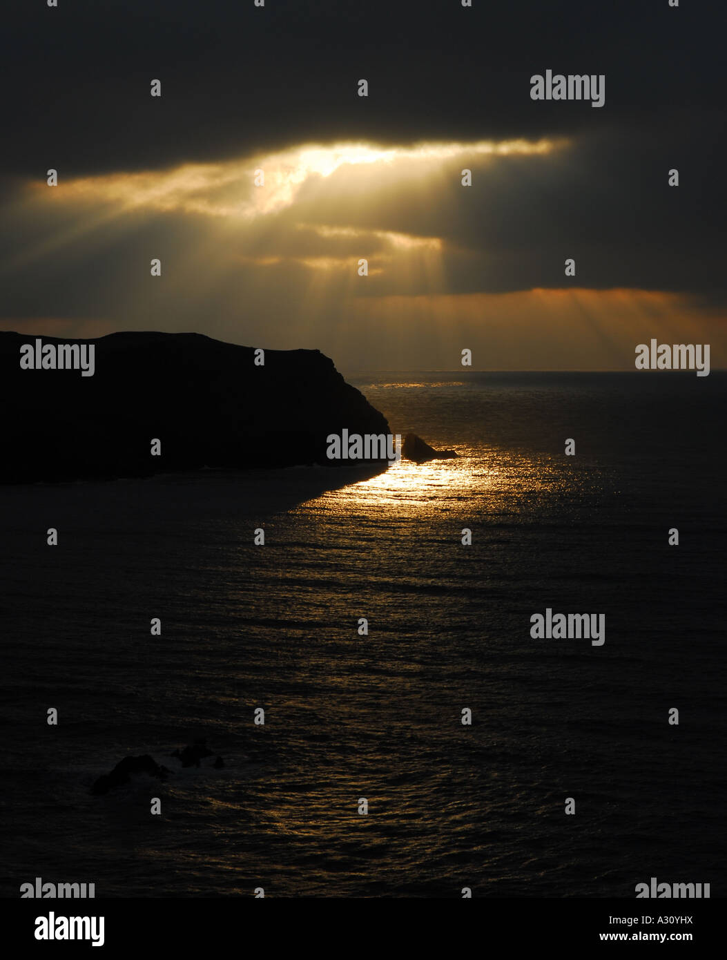 Sun on the sea Stock Photo - Alamy