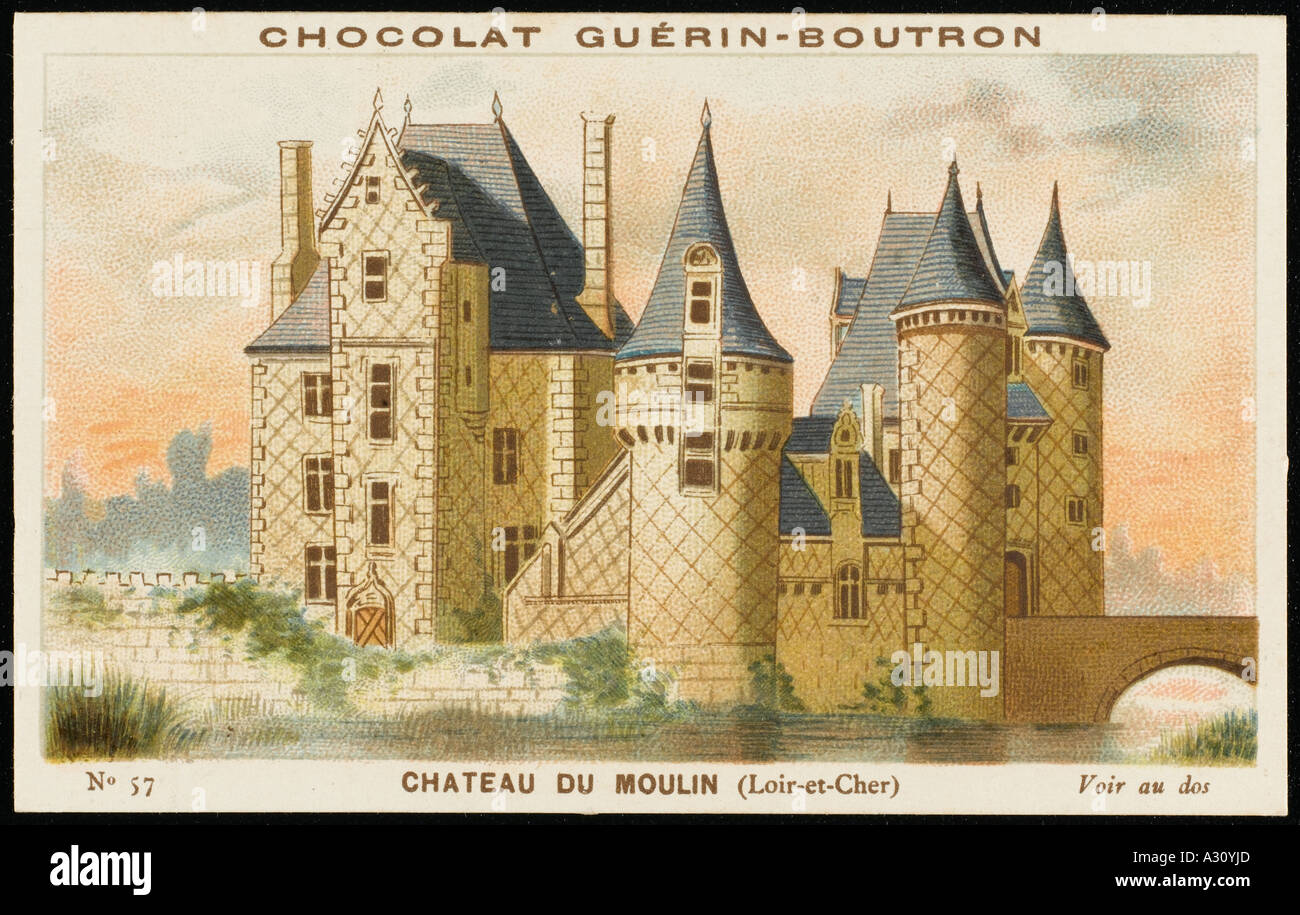 Chateau Du Moulin Stock Photo - Alamy