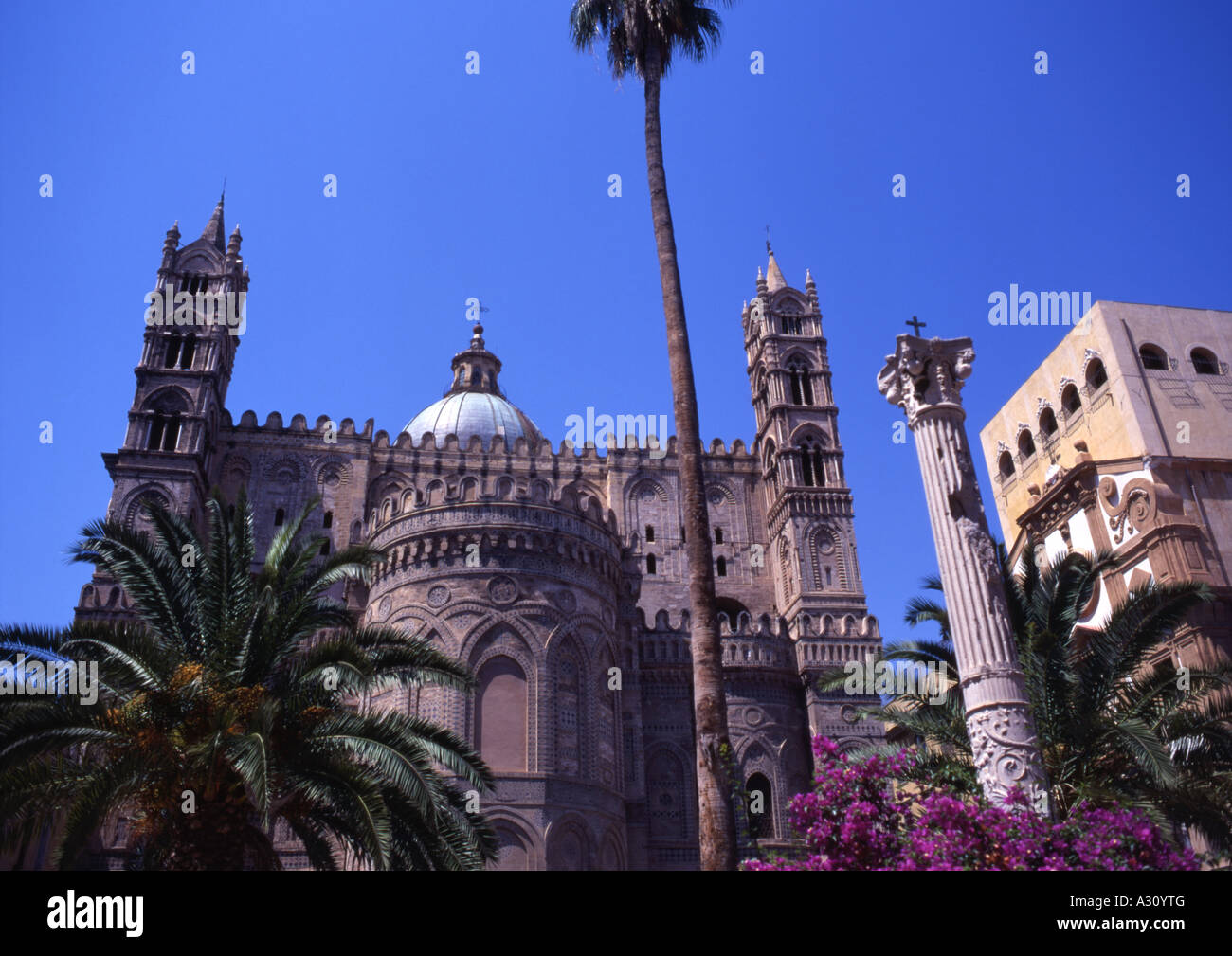 Duomo Cathedral Palermo Sicily Italy Stock Photo - Alamy