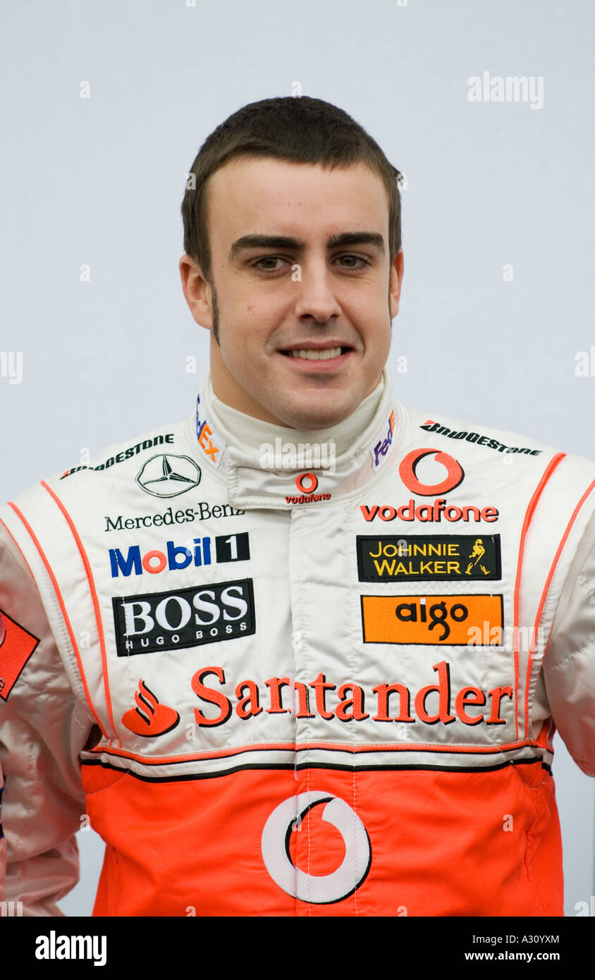 Formula 1 driver Fernando Alonso during the McLaren Mercedes Team ...