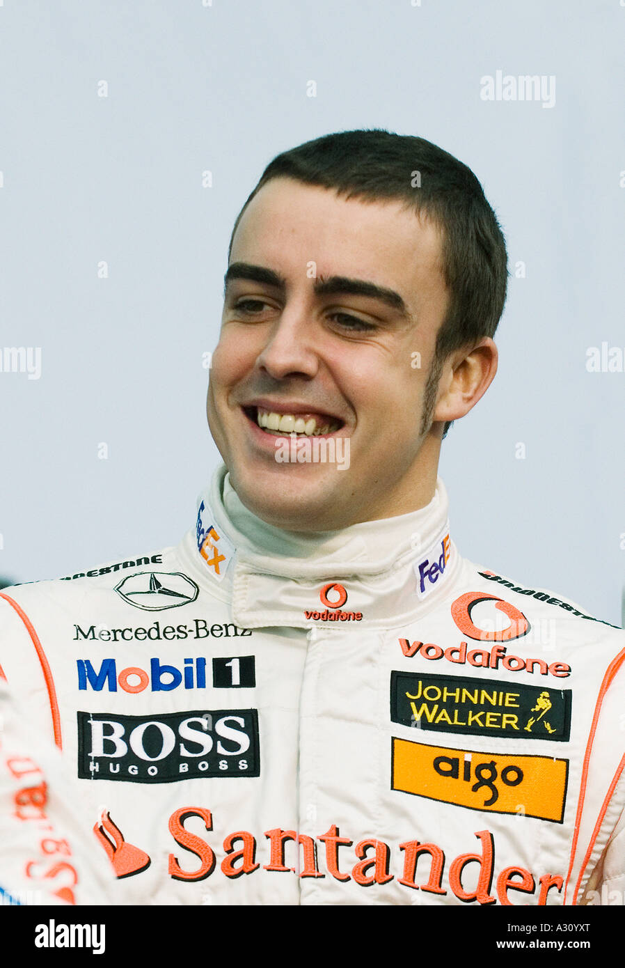 Formula 1 driver Fernando Alonso during the McLaren Mercedes Team ...