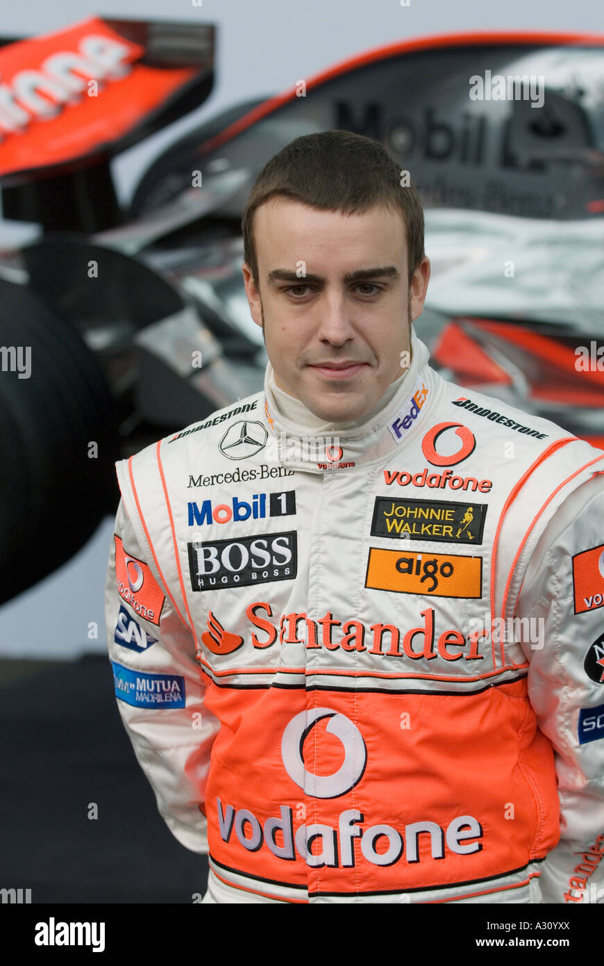 Formula 1 driver Fernando Alonso during the McLaren Mercedes Team ...