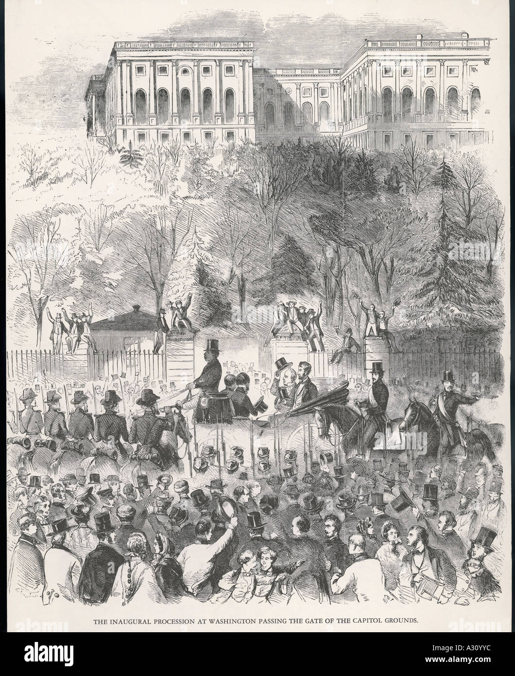 Abraham lincoln inauguration hi-res stock photography and images - Alamy