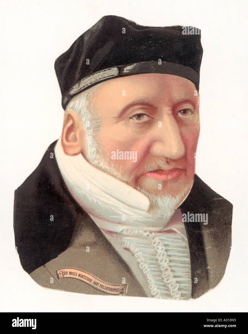 Moses Montefiore Colour Stock Photo - Alamy