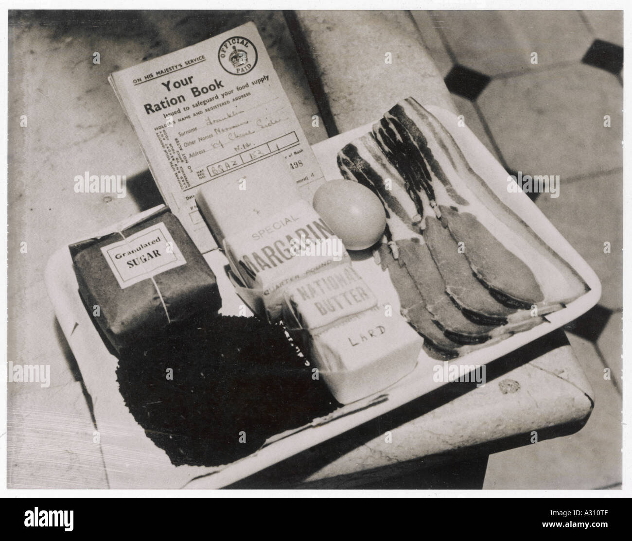 Rations Ration Book Stock Photo - Alamy