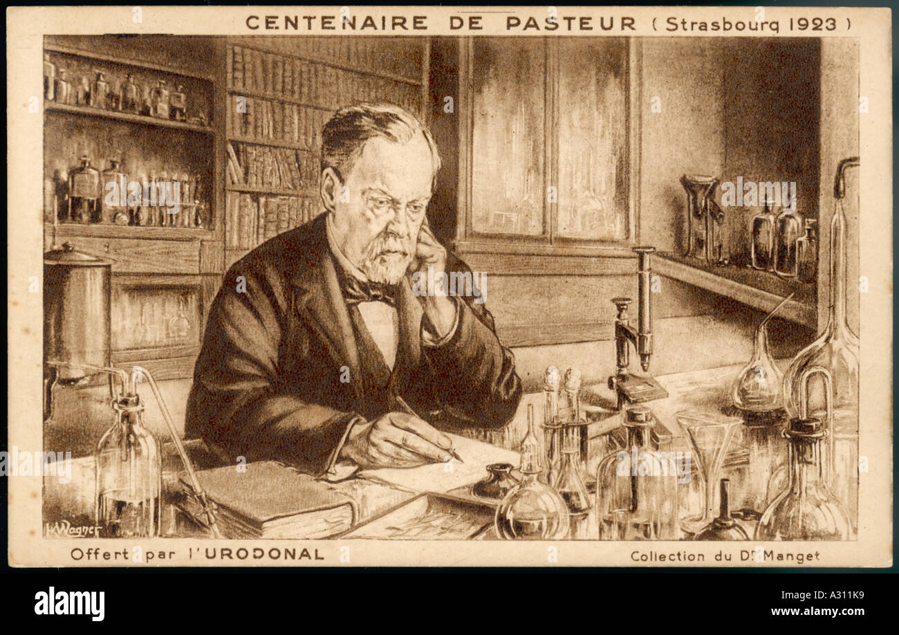 Louis pasteur in his laboratory hi-res stock photography and images - Alamy