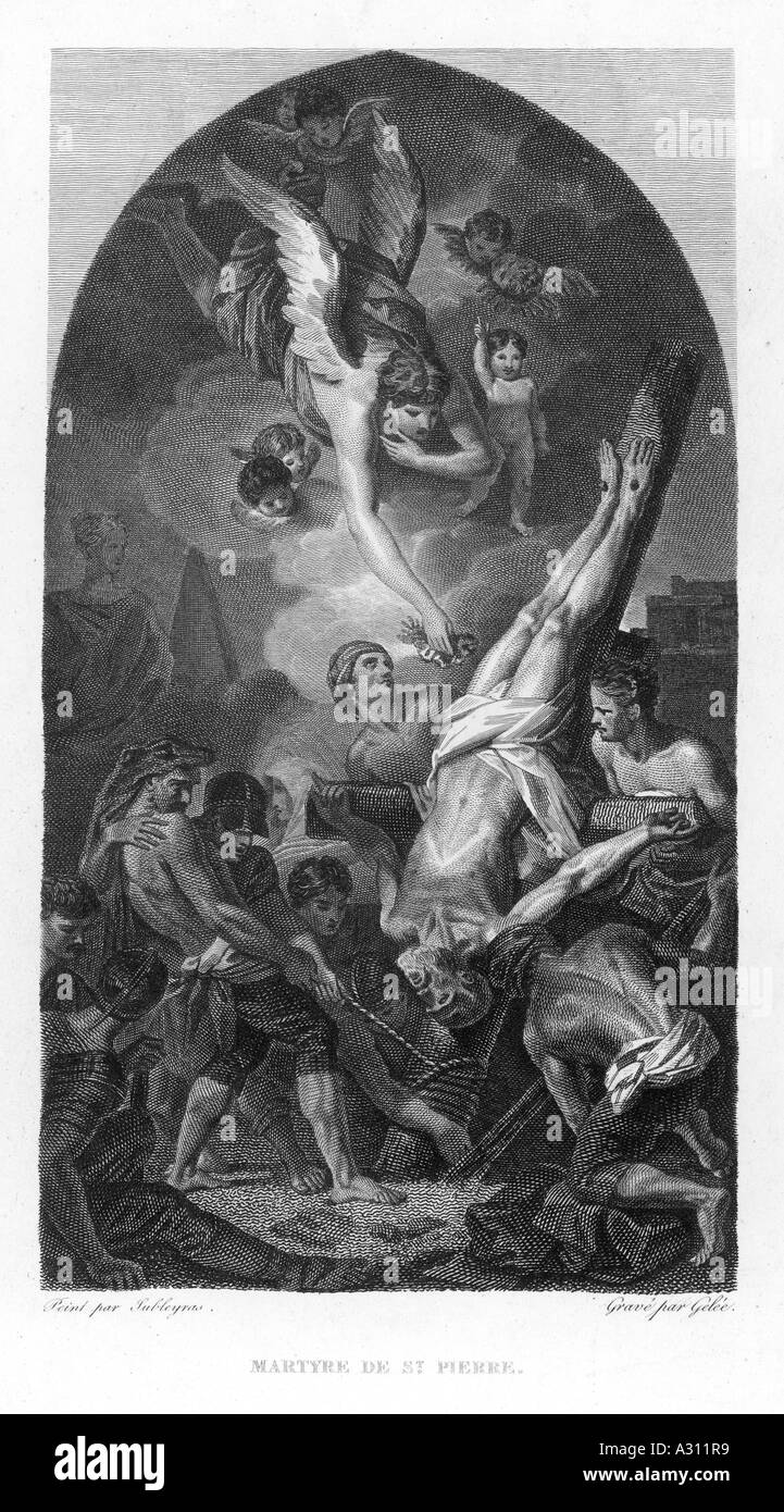 Saint peter crucified hi-res stock photography and images - Alamy