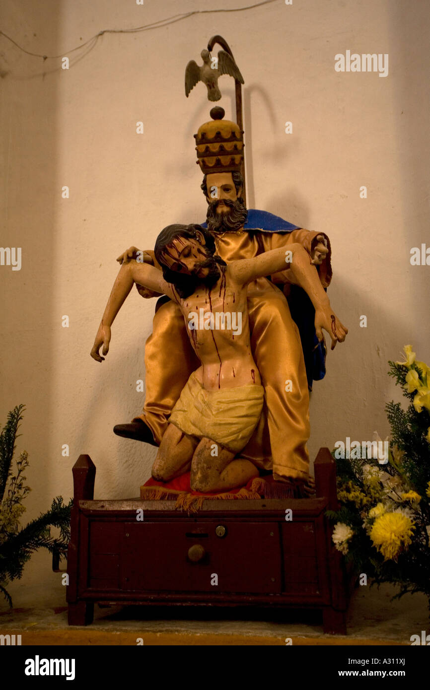 Statue of the Holy Trinity at the Franciscan convent of San Antonio de ...