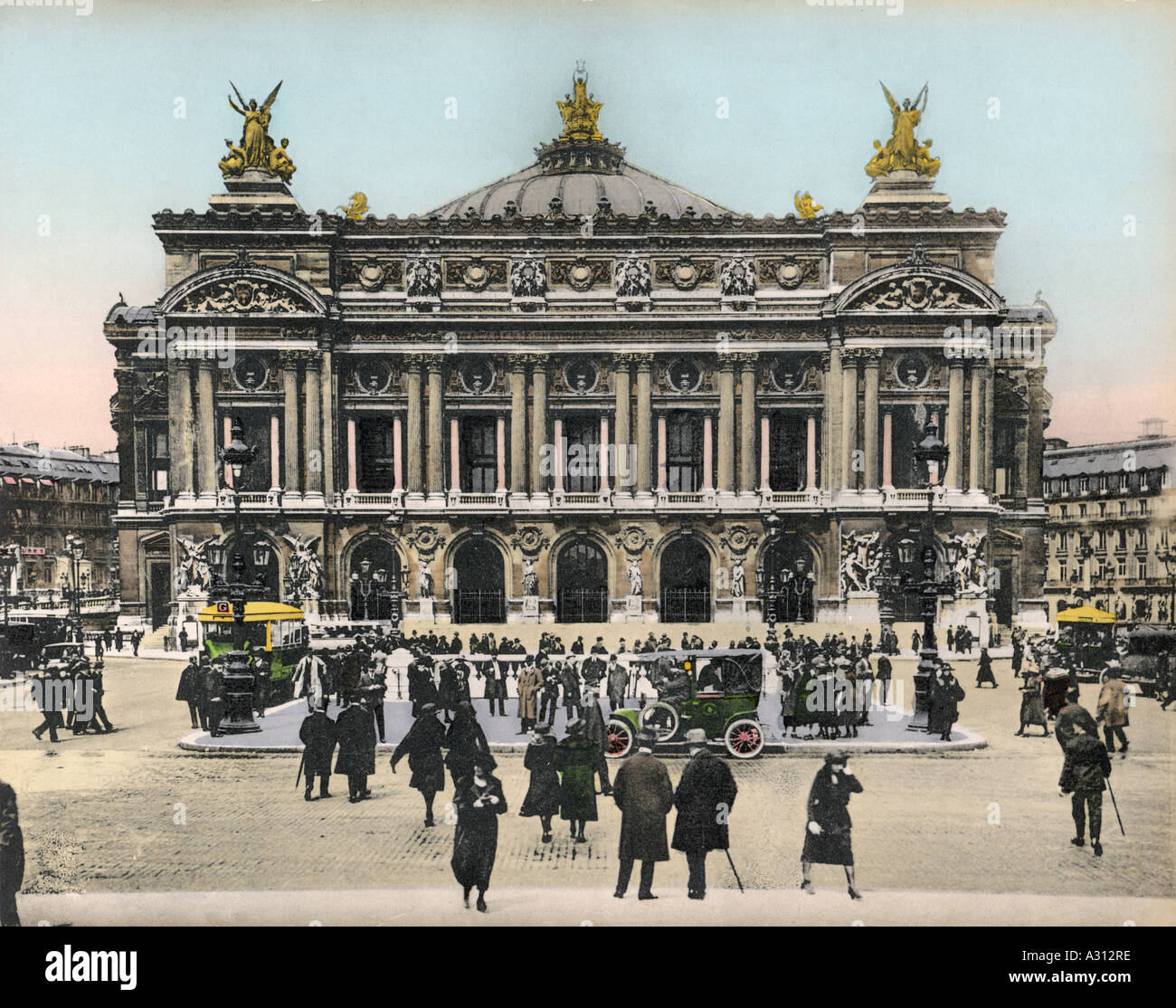 Paris Opera 1905 Stock Photo - Alamy