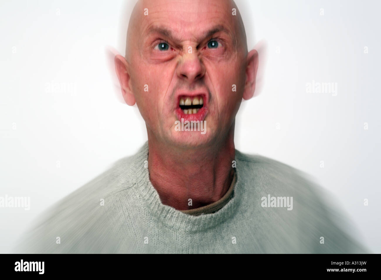 Angry Bald Man High Resolution Stock Photography and Images - Alamy