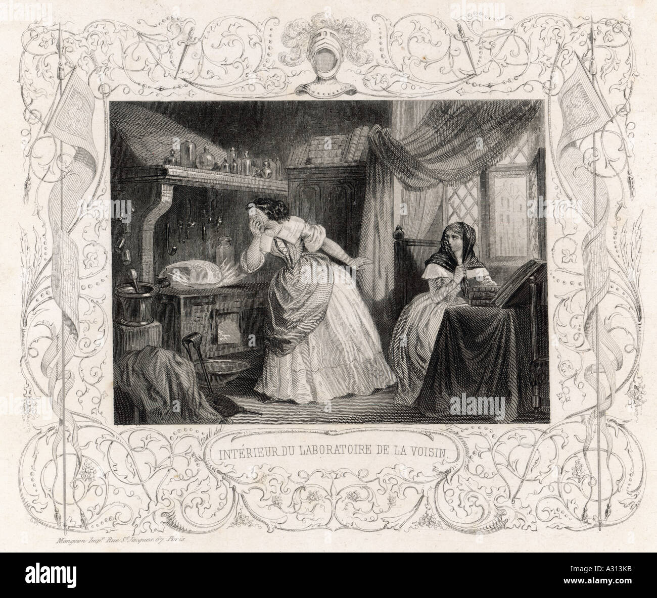 Laboratory Of La Voisin Stock Photo - Alamy