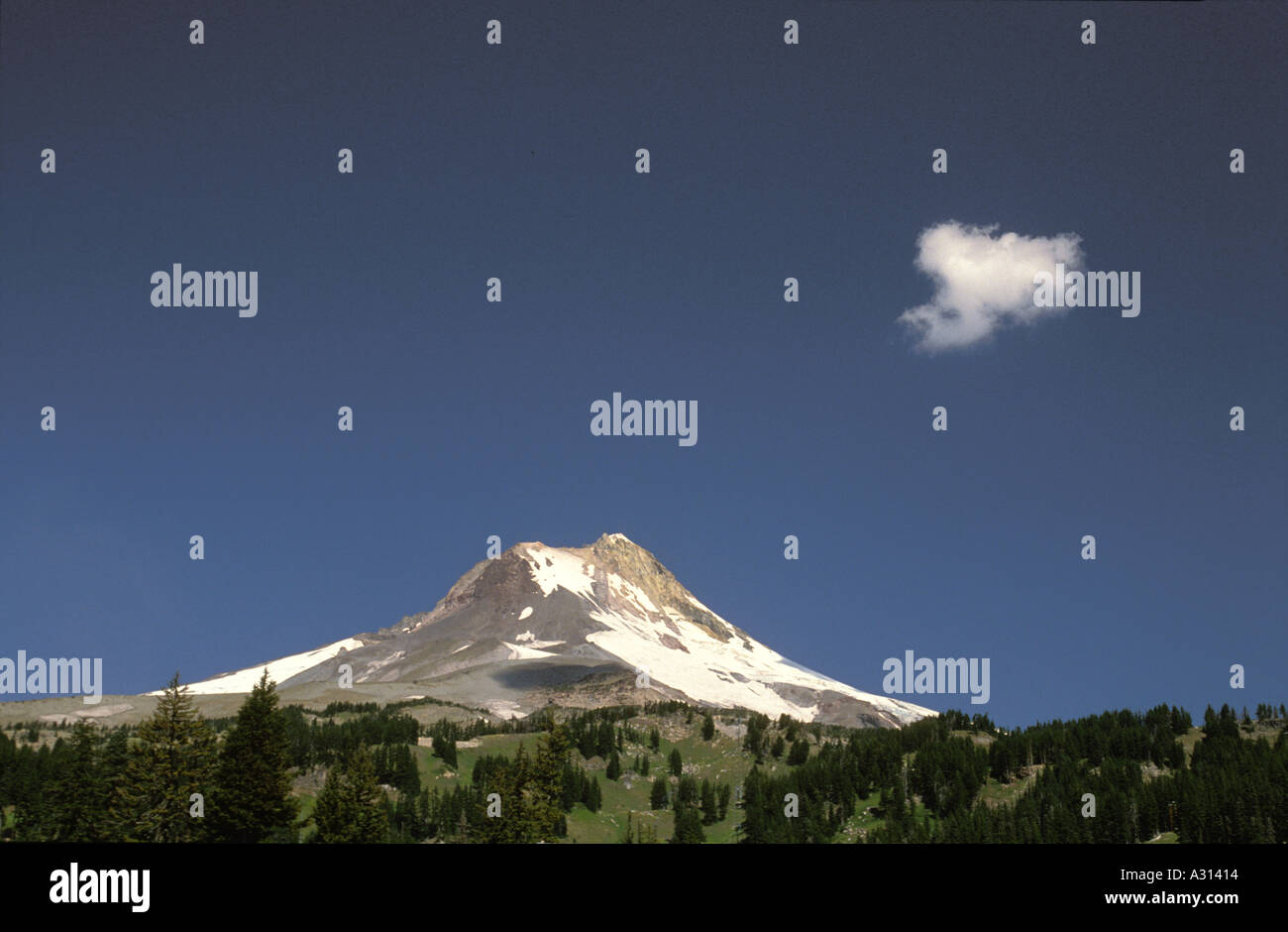 Volcano Mt Hood Oregon USA Stock Photo - Alamy