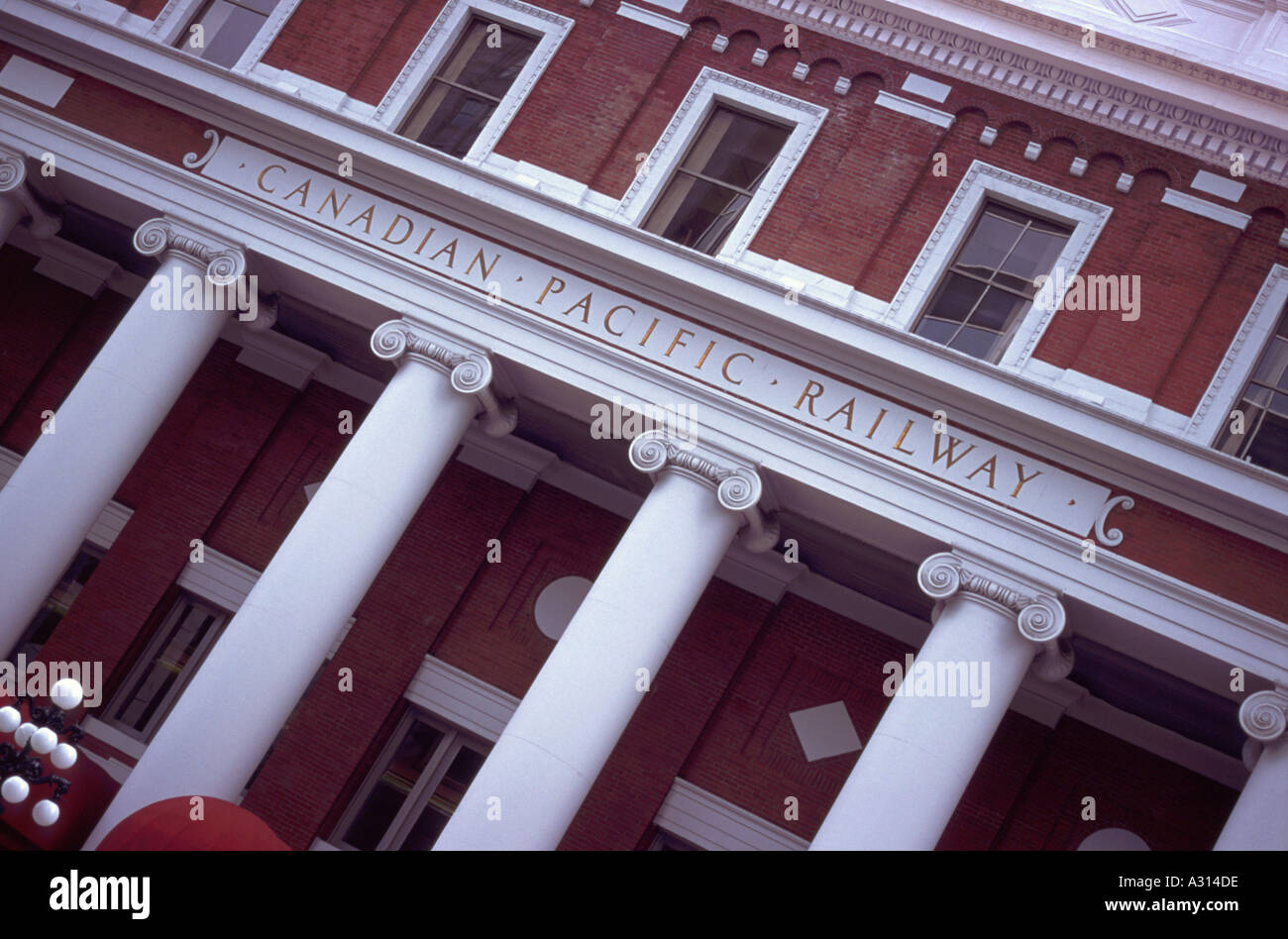 Canadian Pacific Railway Station Vancouver Canada Stock Photo - Alamy