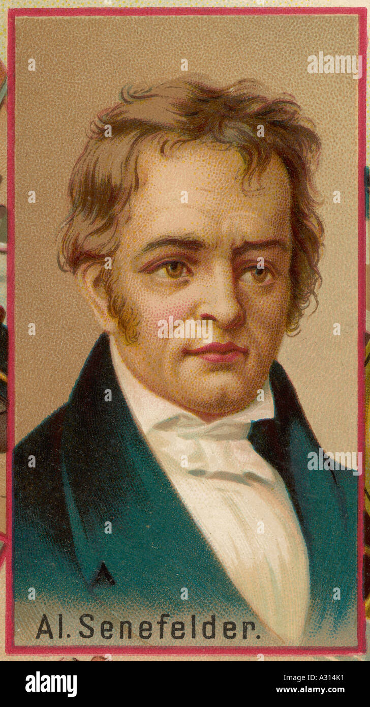 Senefelder hi-res stock photography and images - Alamy