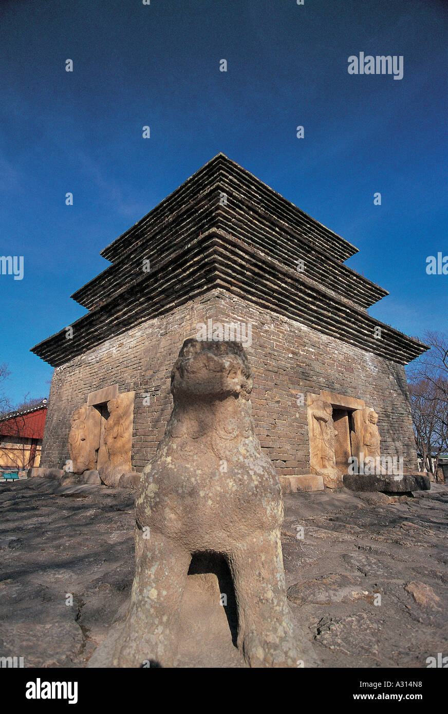 Stone Pagoda,National Treasure,Sky,Clear Sky,Roman Stock Photo - Alamy