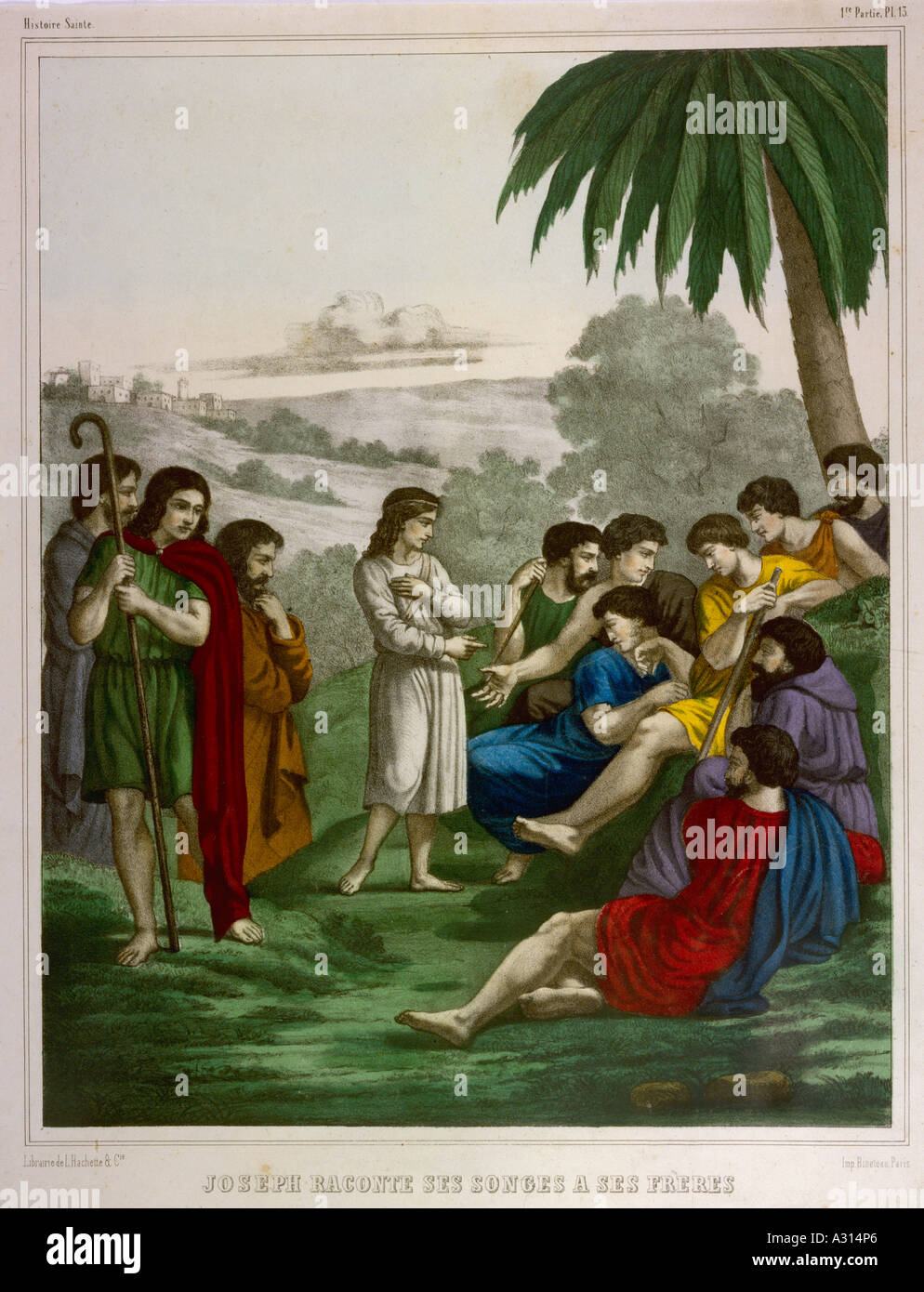 Joseph Tells His Dreams Stock Photo - Alamy