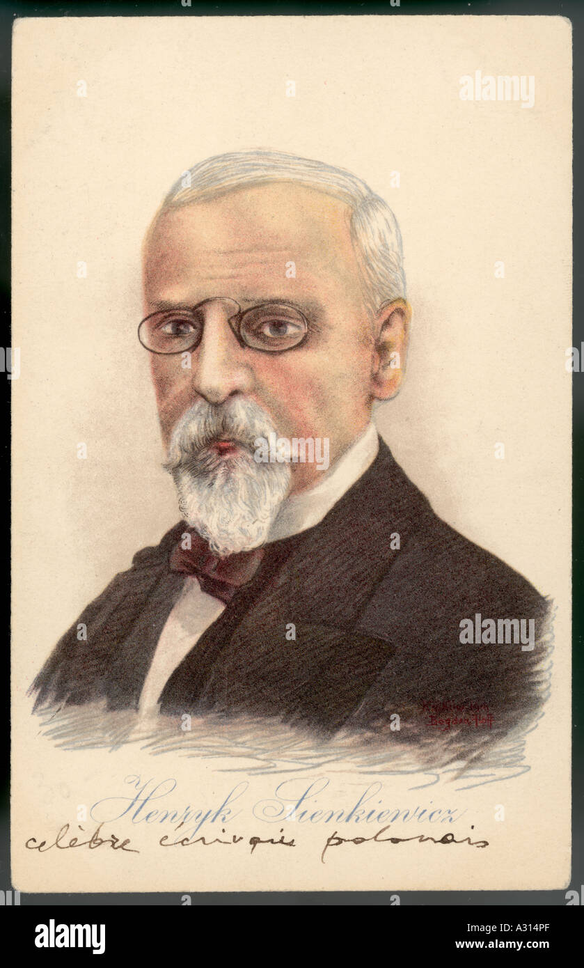 Henryk adam aleksandr pius sienkiewicz pseudonym hi-res stock ...