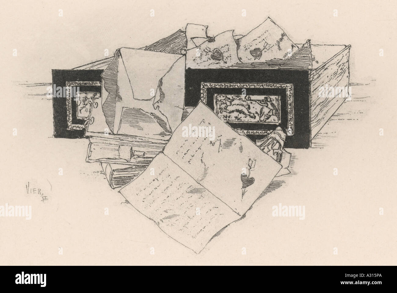 Old letters hi-res stock photography and images - Alamy