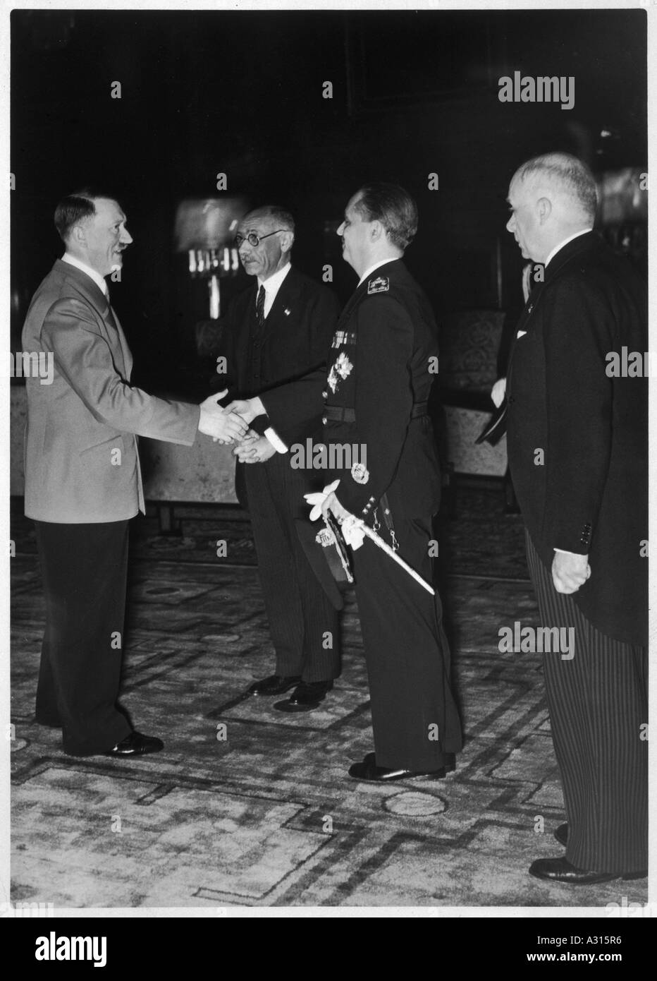 Visit to state Black and White Stock Photos & Images - Alamy