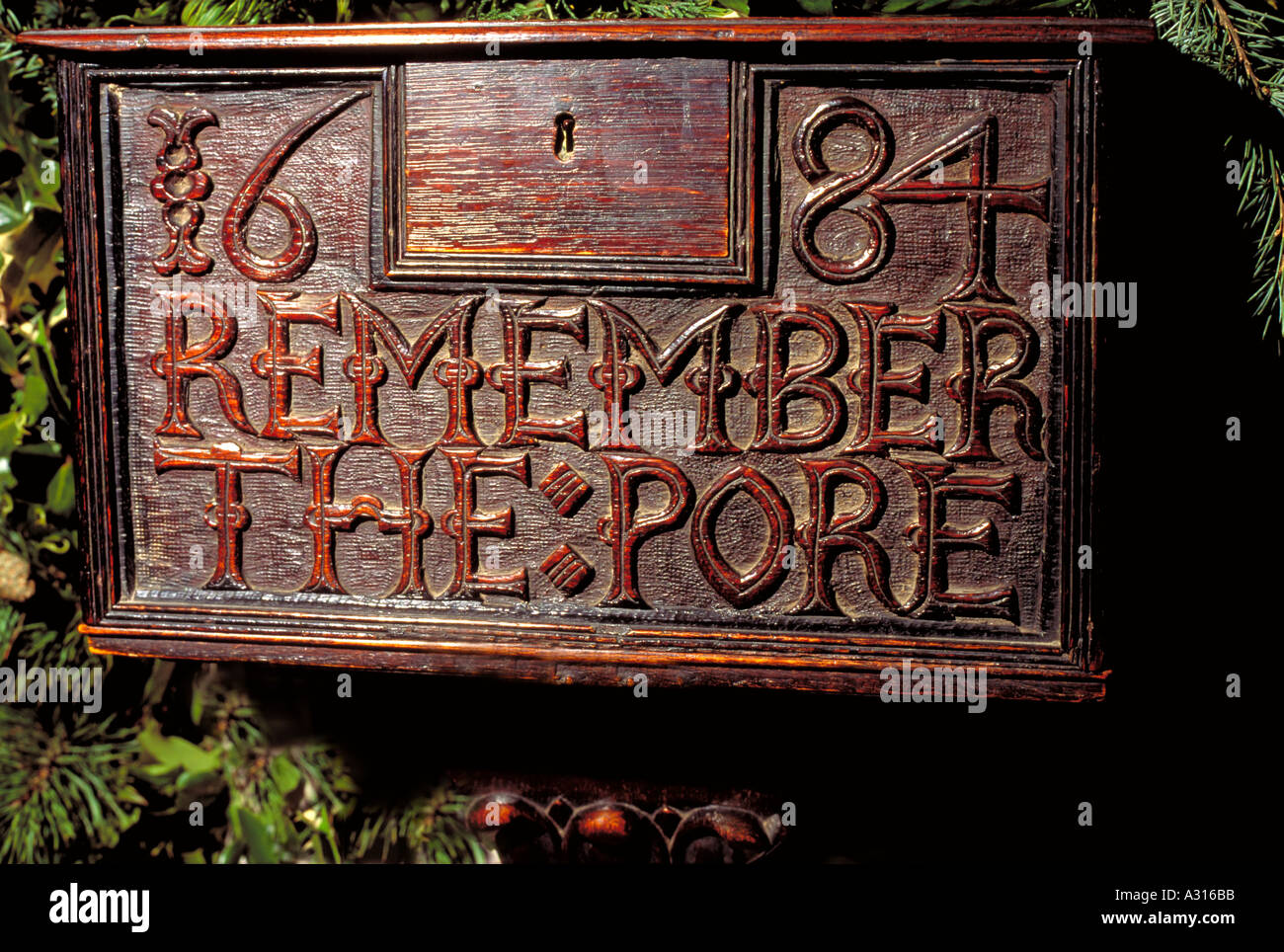 Church poor box hi-res stock photography and images - Alamy