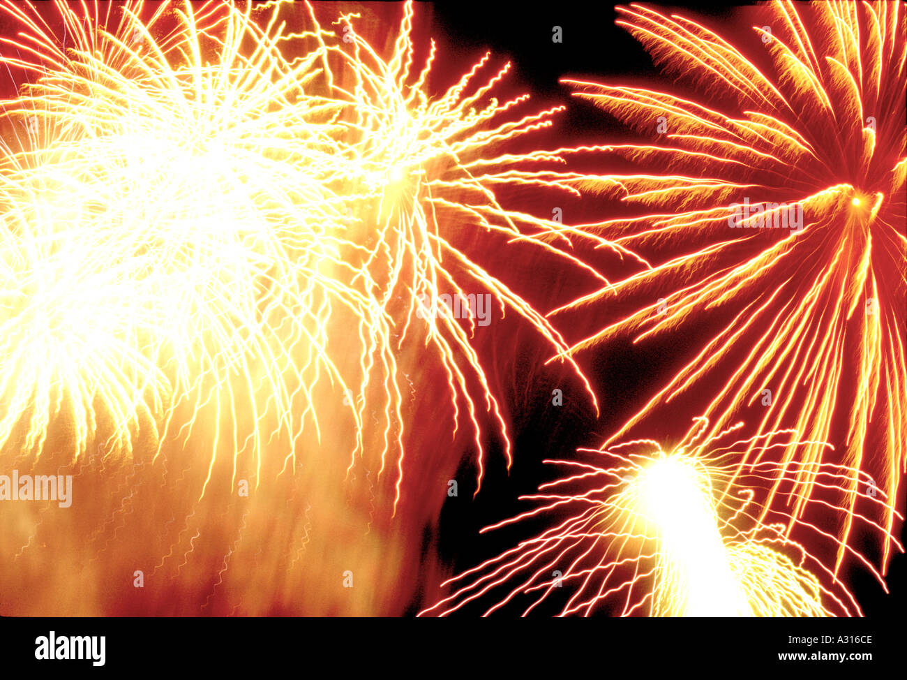 Fireworks display Stock Photo - Alamy