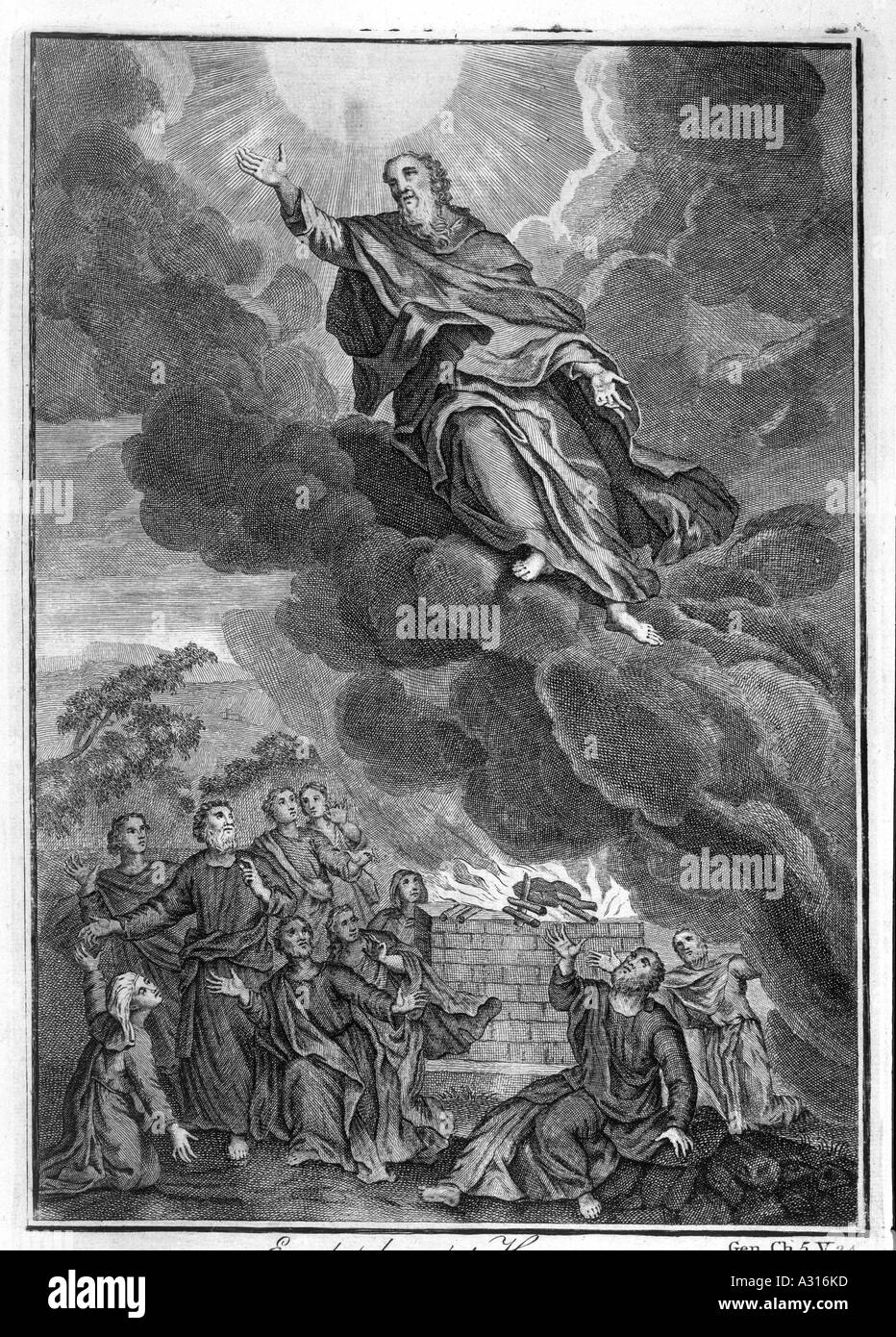 Enoch Taken To Heaven Stock Photo - Alamy