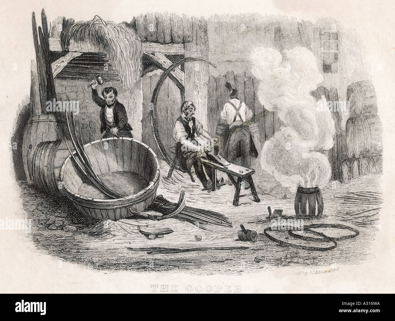 Cooper barrels hi-res stock photography and images - Alamy