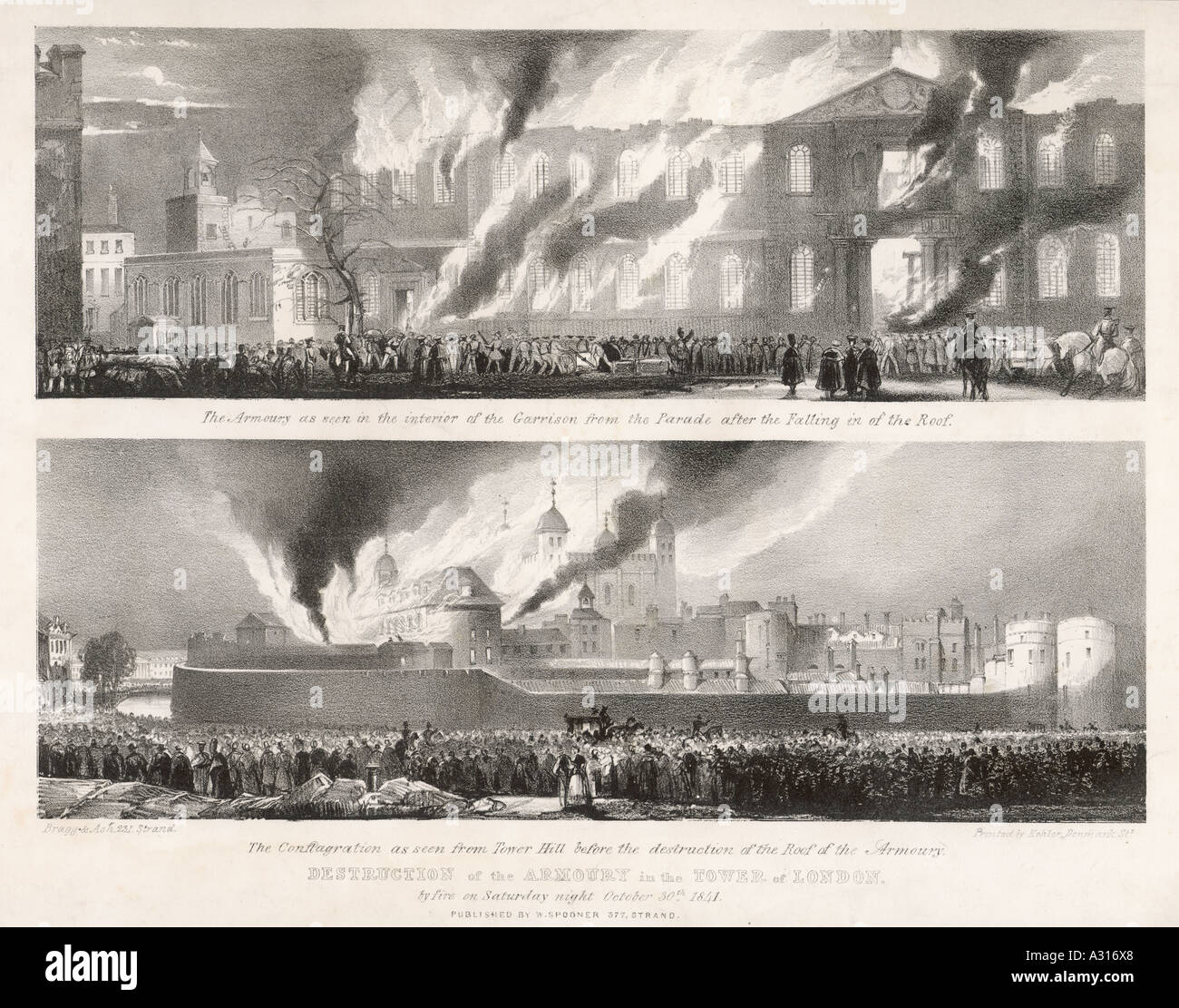 Great fire london tower historical hi-res stock photography and images ...