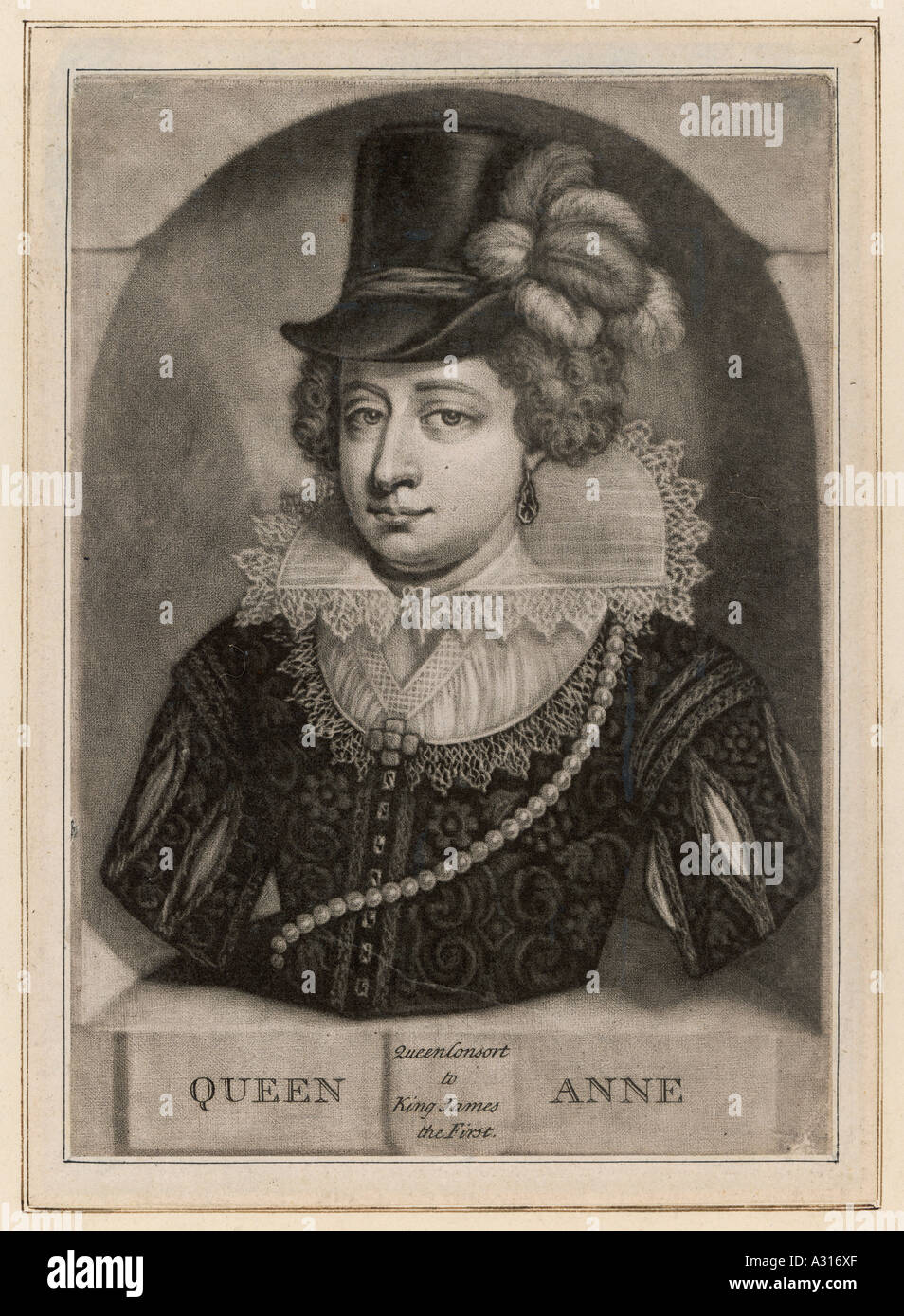 Portrait Of Anne Of Denmark High Resolution Stock Photography and ...
