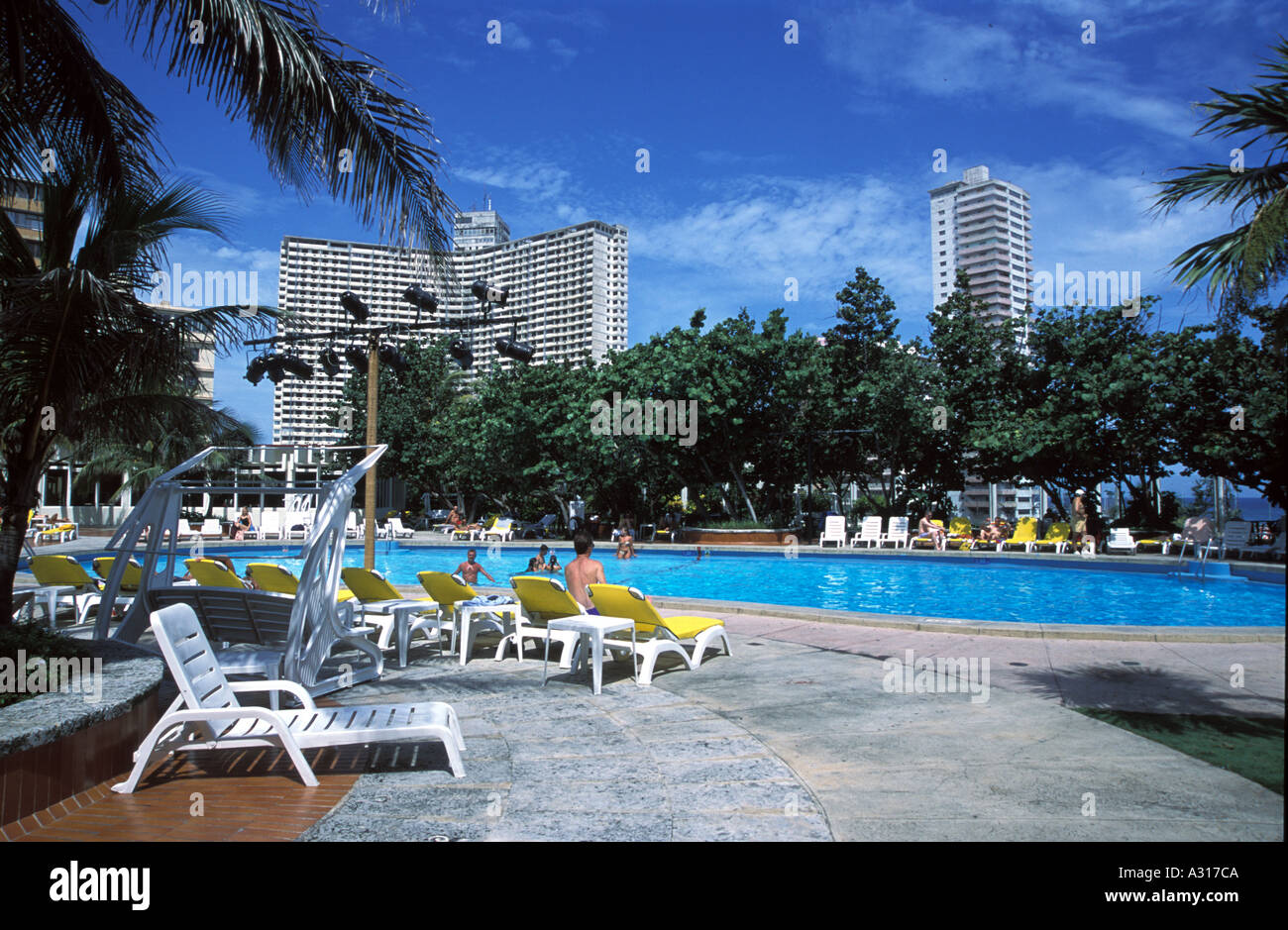 The swimming pool at Hotel Nacional Havana Cuba Stock Photo - Alamy