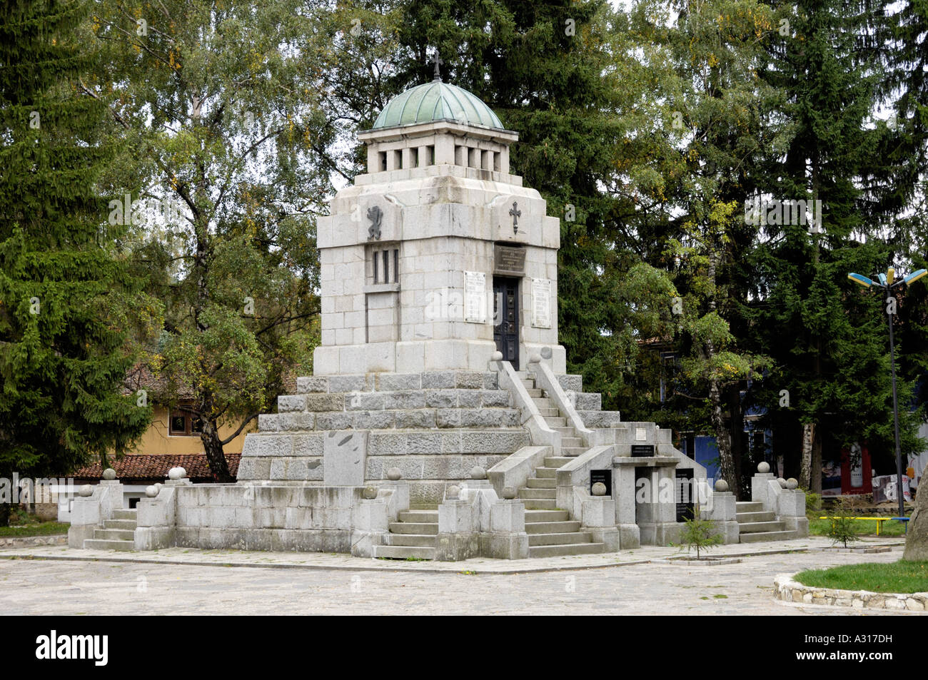 April uprising mausoleum Koprivshtitsa Bulgaria East Europe Stock Photo ...