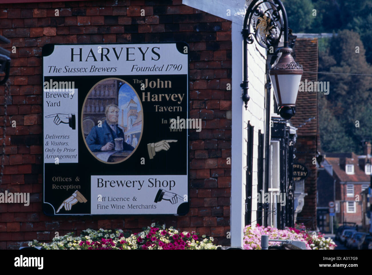 Harveys brewery shop sign hi-res stock photography and images - Alamy