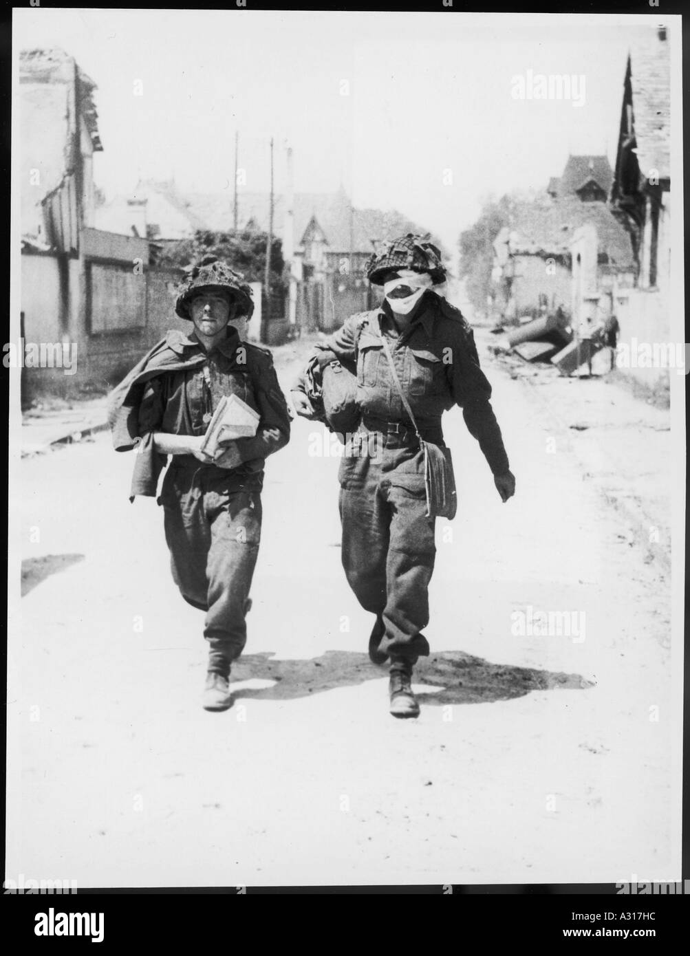 Wounded British Soldiers Stock Photo - Alamy