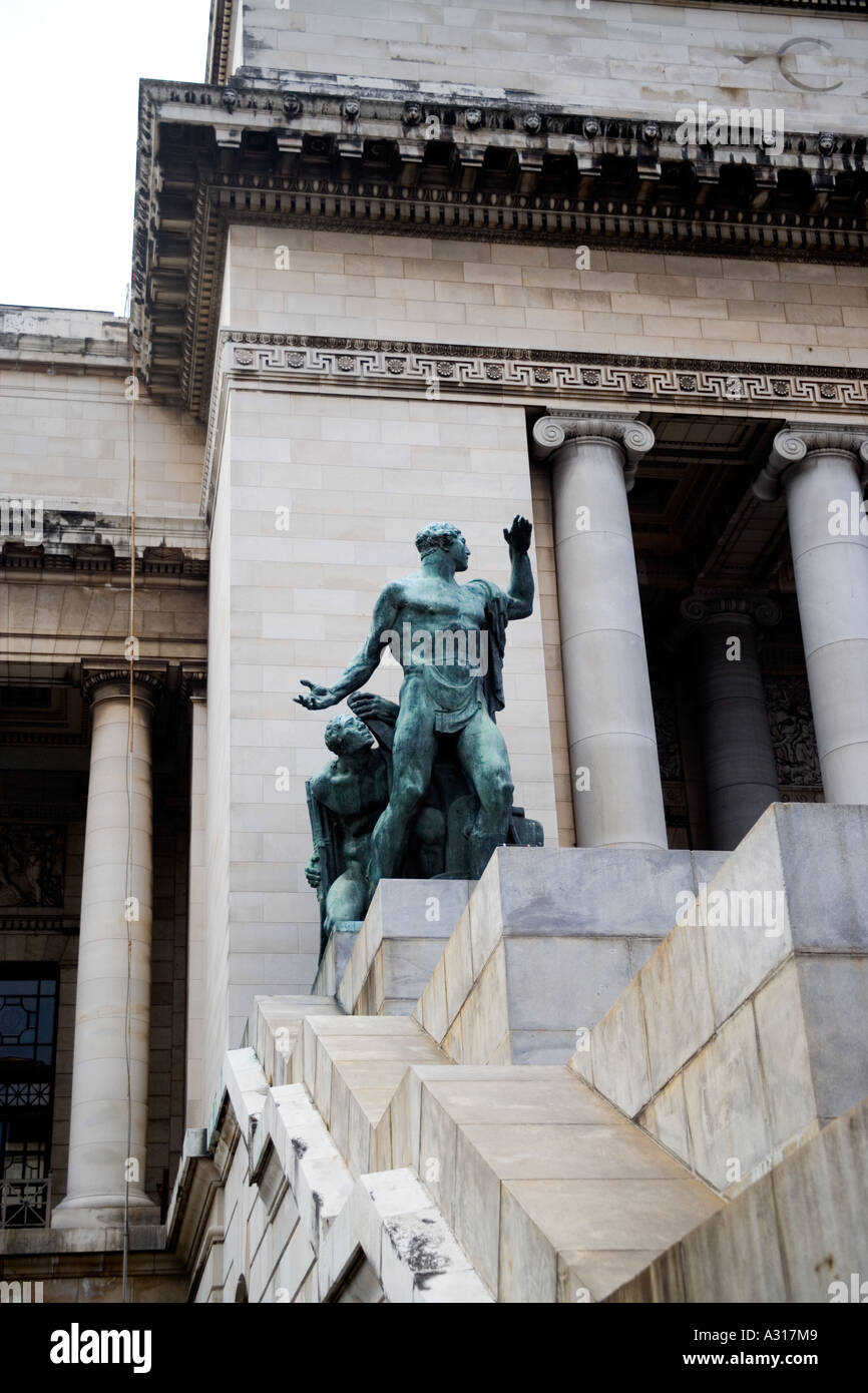 Statue on the front steps of the Capitolio Nacional ,Havana,Cuba Stock ...