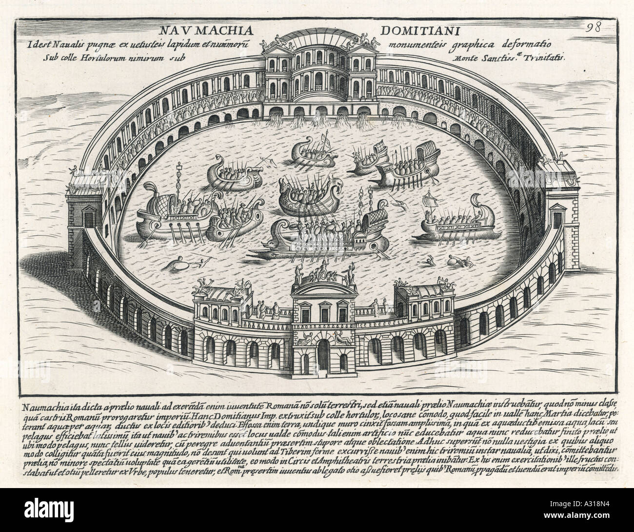 Naumachia Of Domitian Stock Photo - Alamy