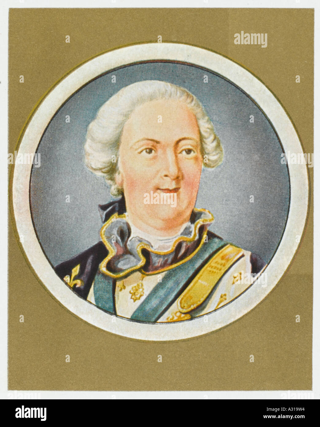 Louis Xv French Royalty Stock Photo - Alamy